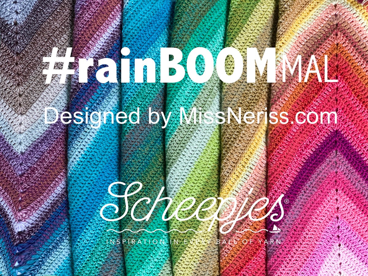 rainBOOM! Wrap – Crochet Pattern with UK Terms | MissNeriss